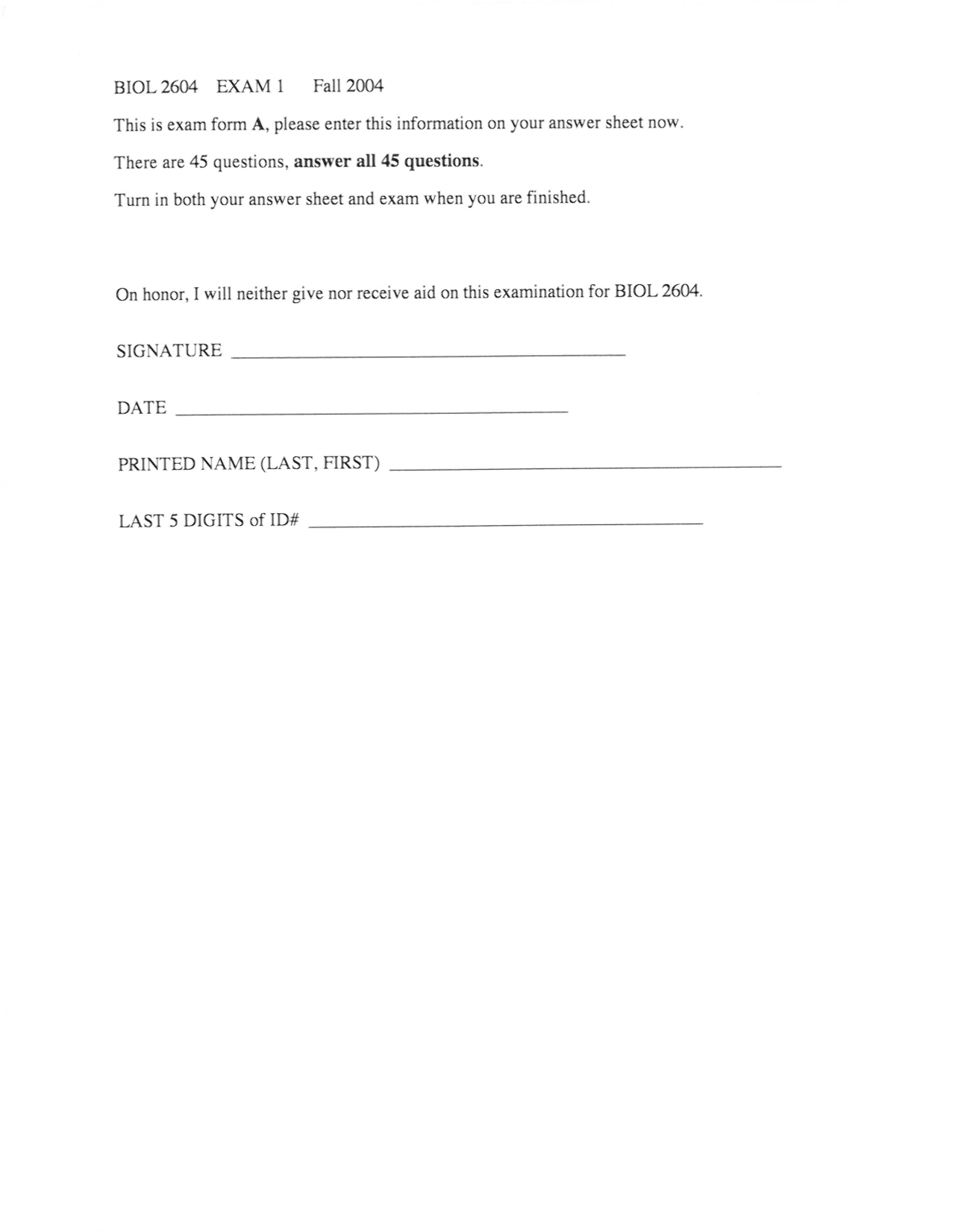General Microbiology Exam 1 Unsolved Questions Biol 2604 Docsity