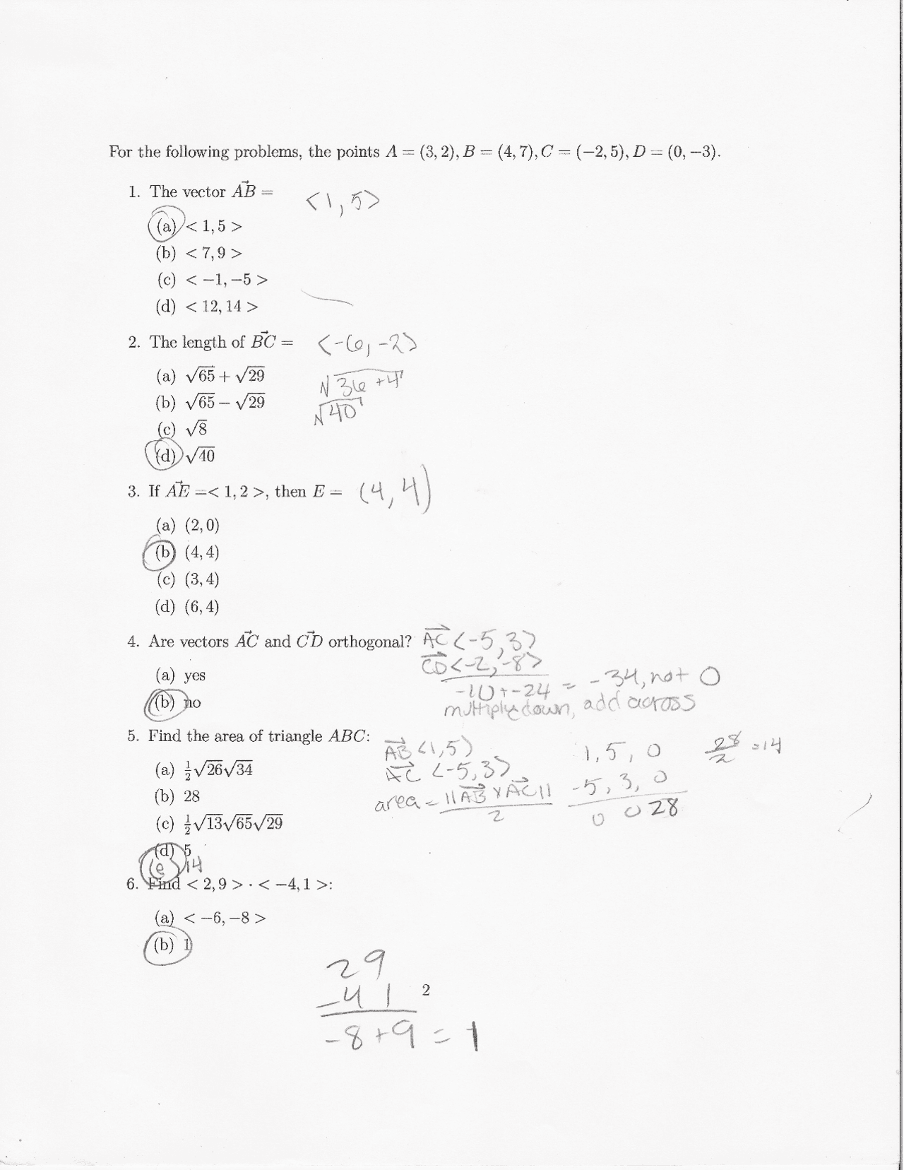 Practice Test 2 Solved - Geometry and Mathematics of Design | MATH 1536 ...