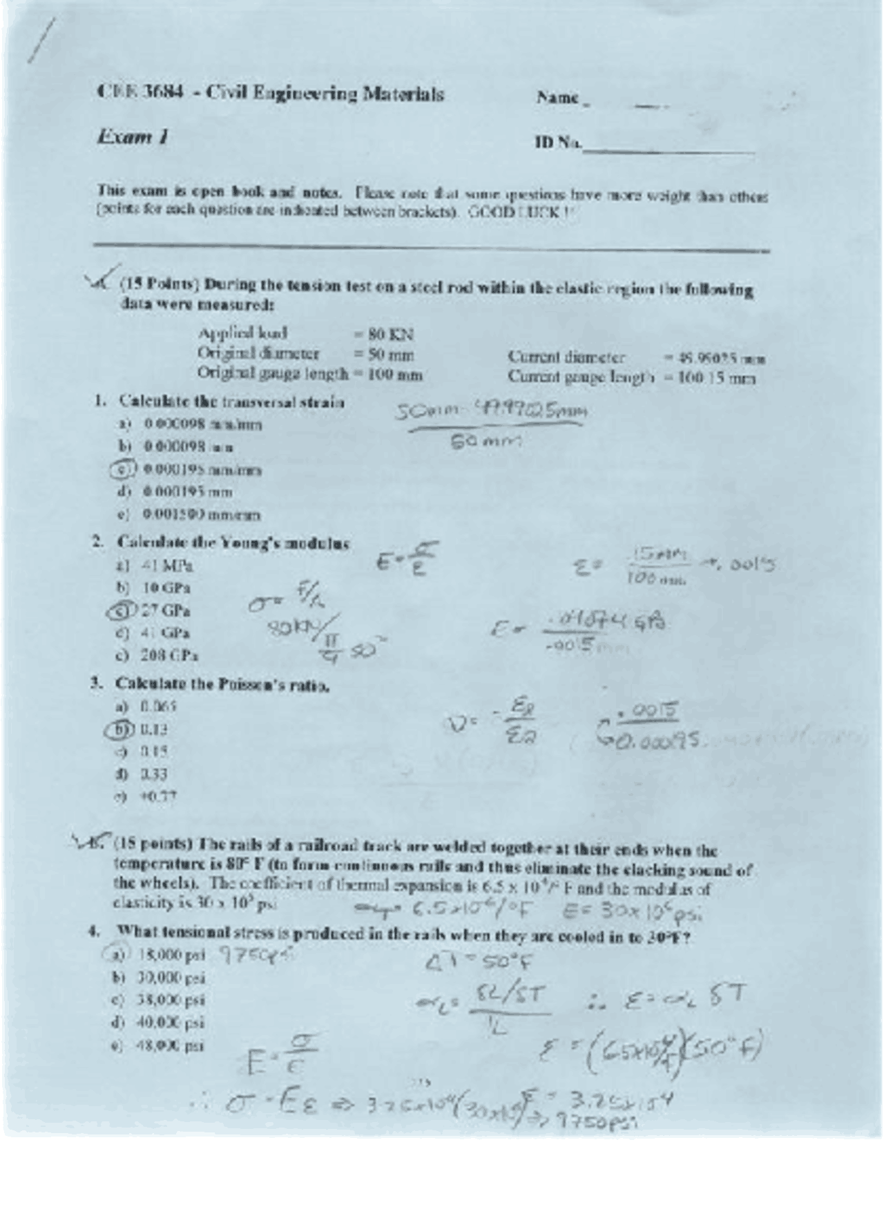 24 multiple-choice questions with answers on Civil Engineering ...