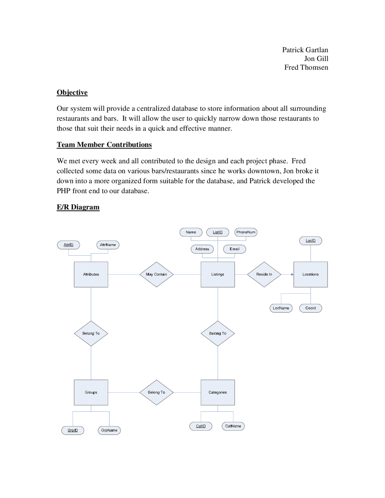 Table Structure for Testing - Algorithms | CMSC 351 - Docsity