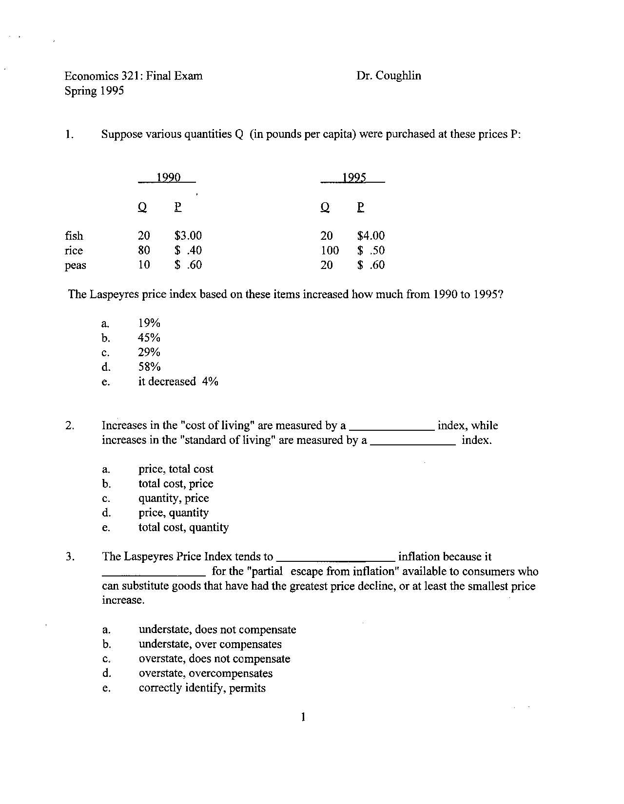 25 Multiple Choice Questions of Economics Statistics - Final Exam ...