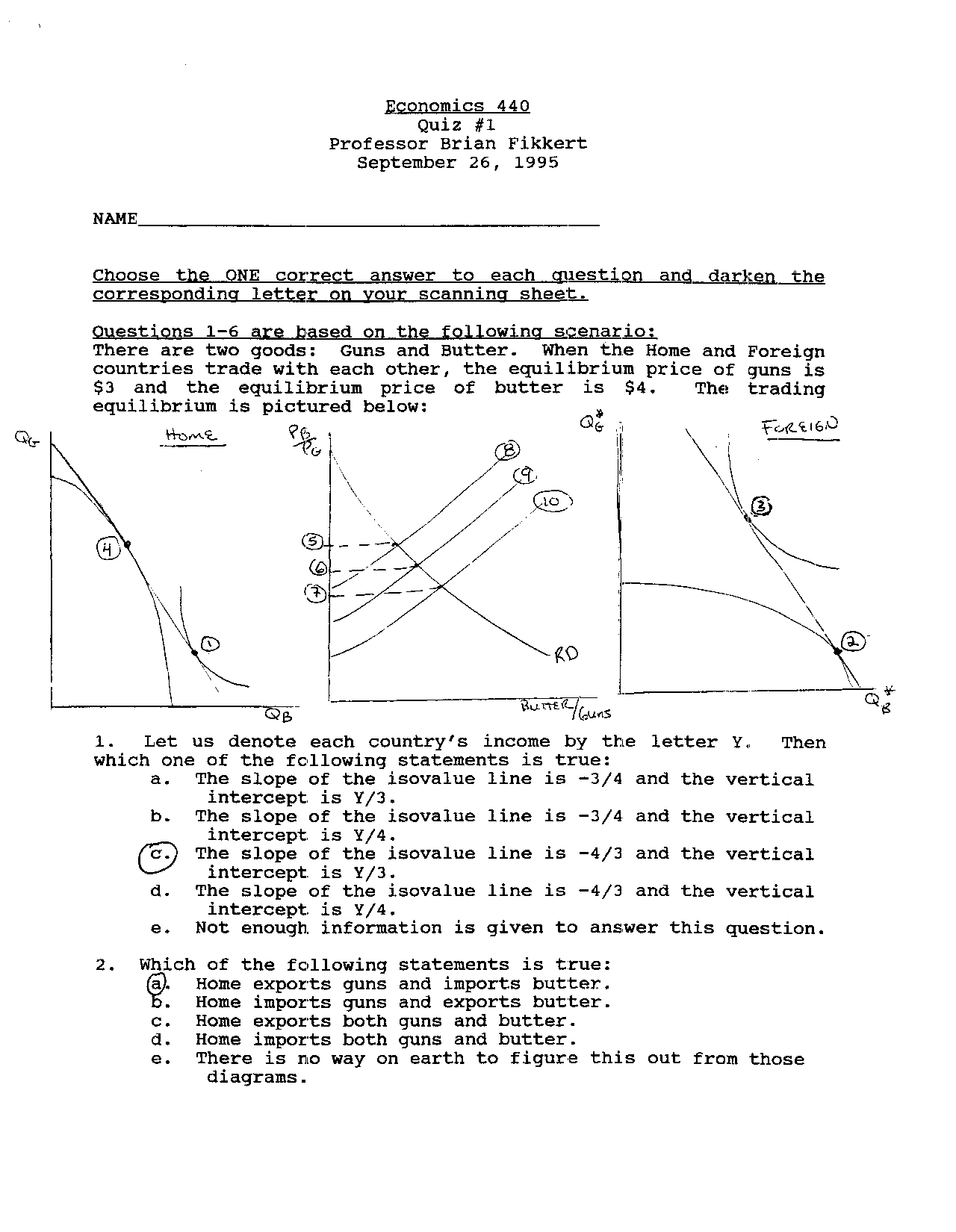 10 Solved Mcqs In Quiz 1 Introduction To Economics Econ 440 Docsity