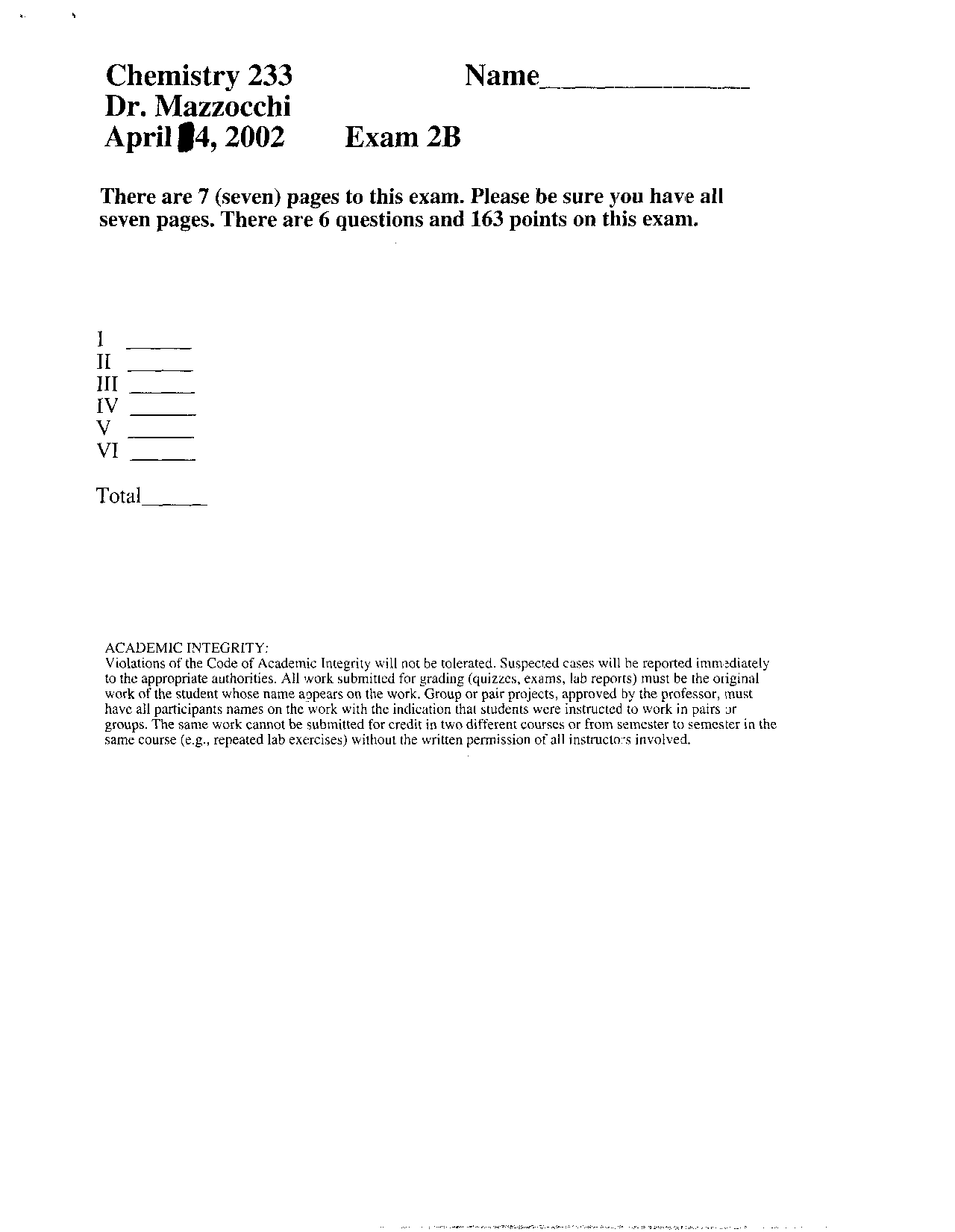 6 Solved Questions In Organic Chemistry I Chem 231 Docsity