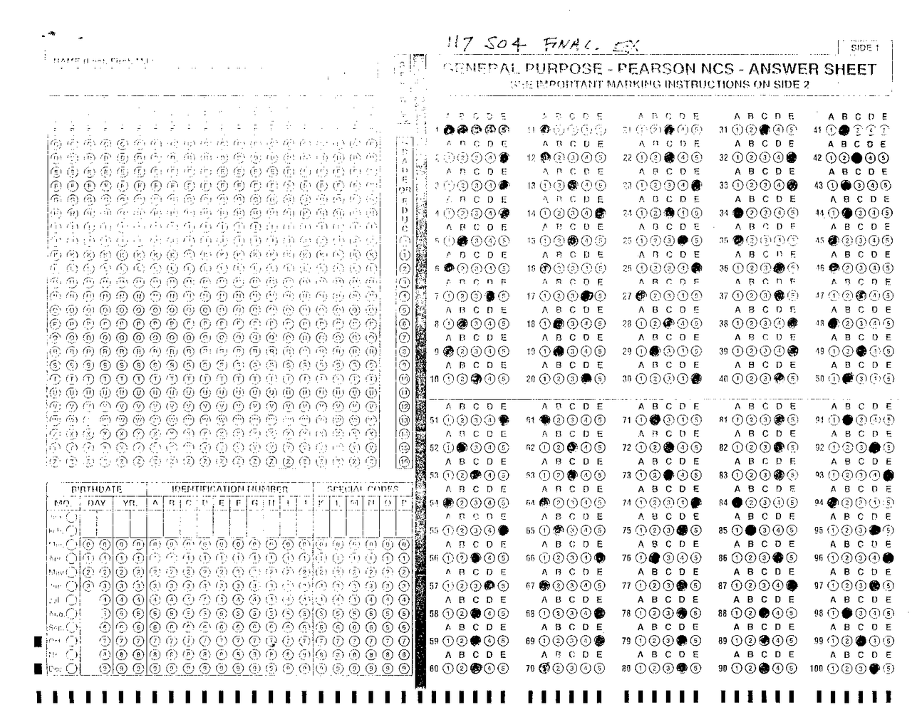 Final Exam 4 Answer Key Introduction To Physics Phys 117 Docsity