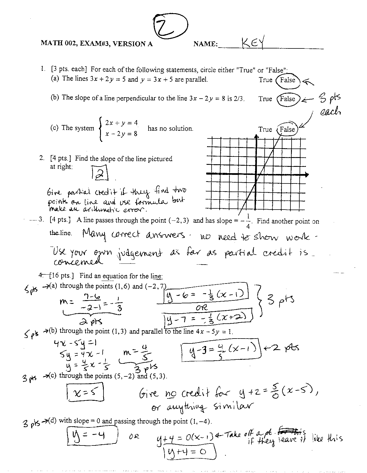 Exam 3 Version A Questions With Solutions Developmental Math Math