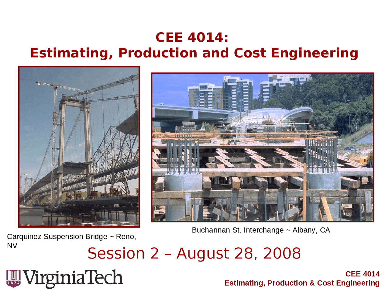 Introduction of Matrix - Estimating, Production and Engineering | CEE ...