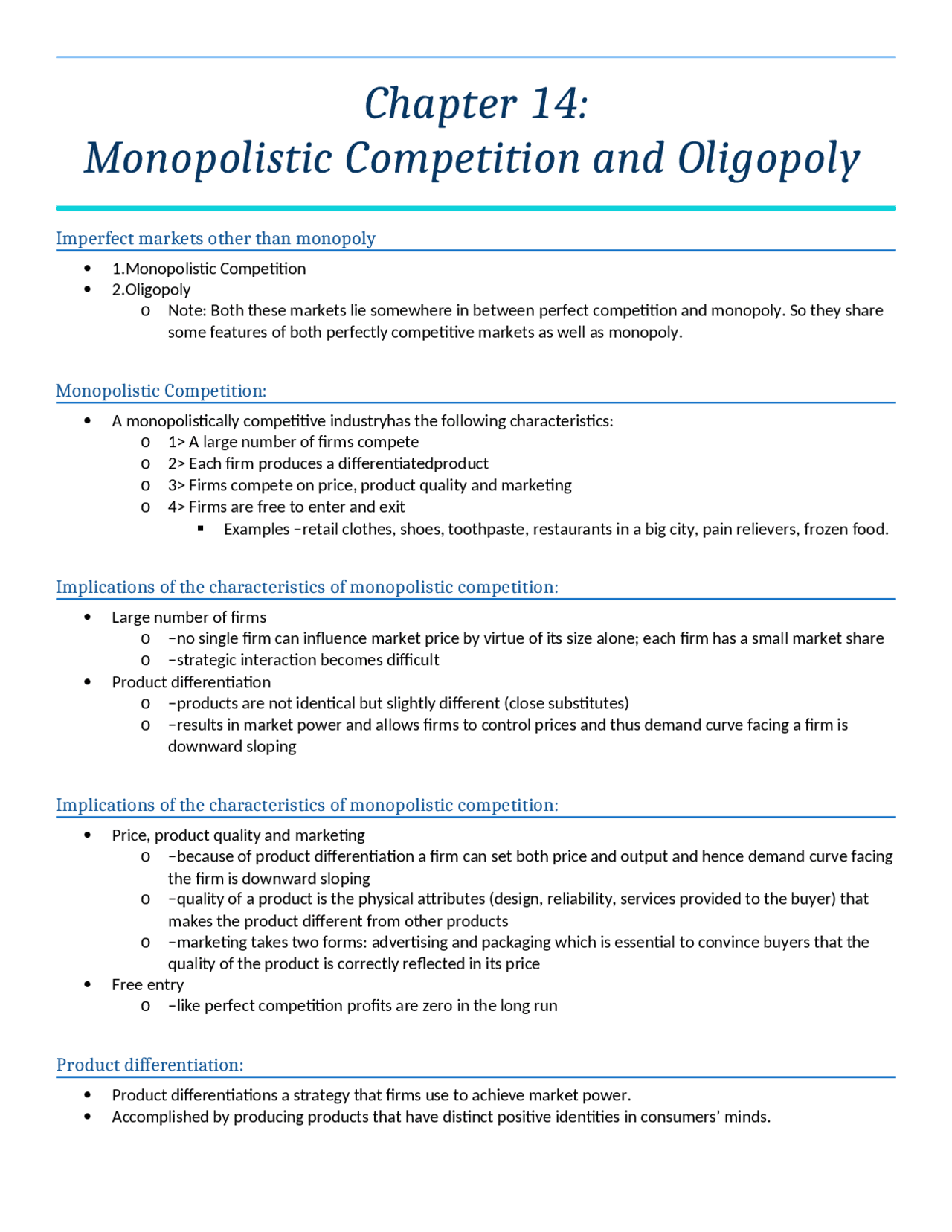 Monopolistic Competition and Oligopoly - Principles of Economics | ECON ...