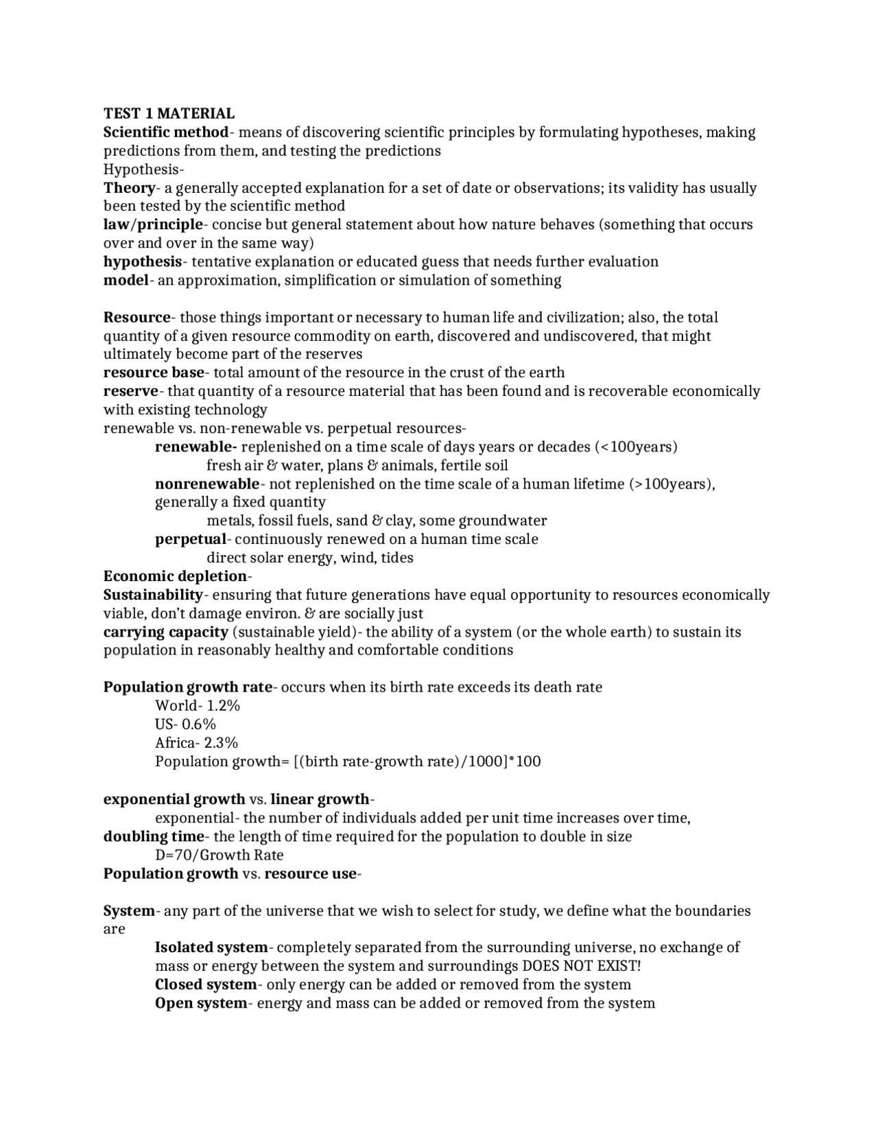 Elements of Geology - Exam 1 Study Guide | GEOS 2104 | Study notes ...