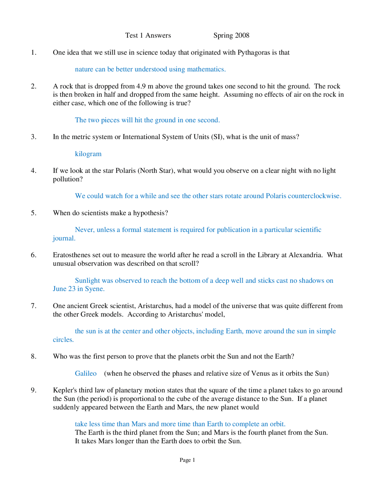 Atoms To Galaxies With Basic Exercises Phy 10200 Docsity