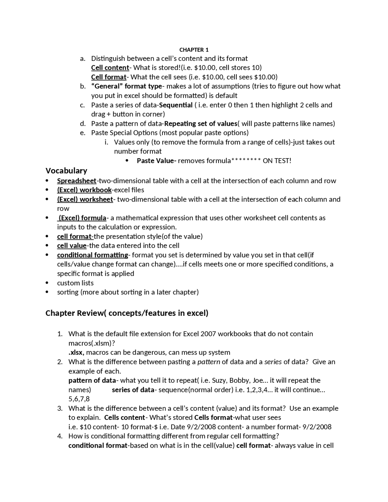Basic Knowledge Of Excel Personal Computers In Business Acis 2504