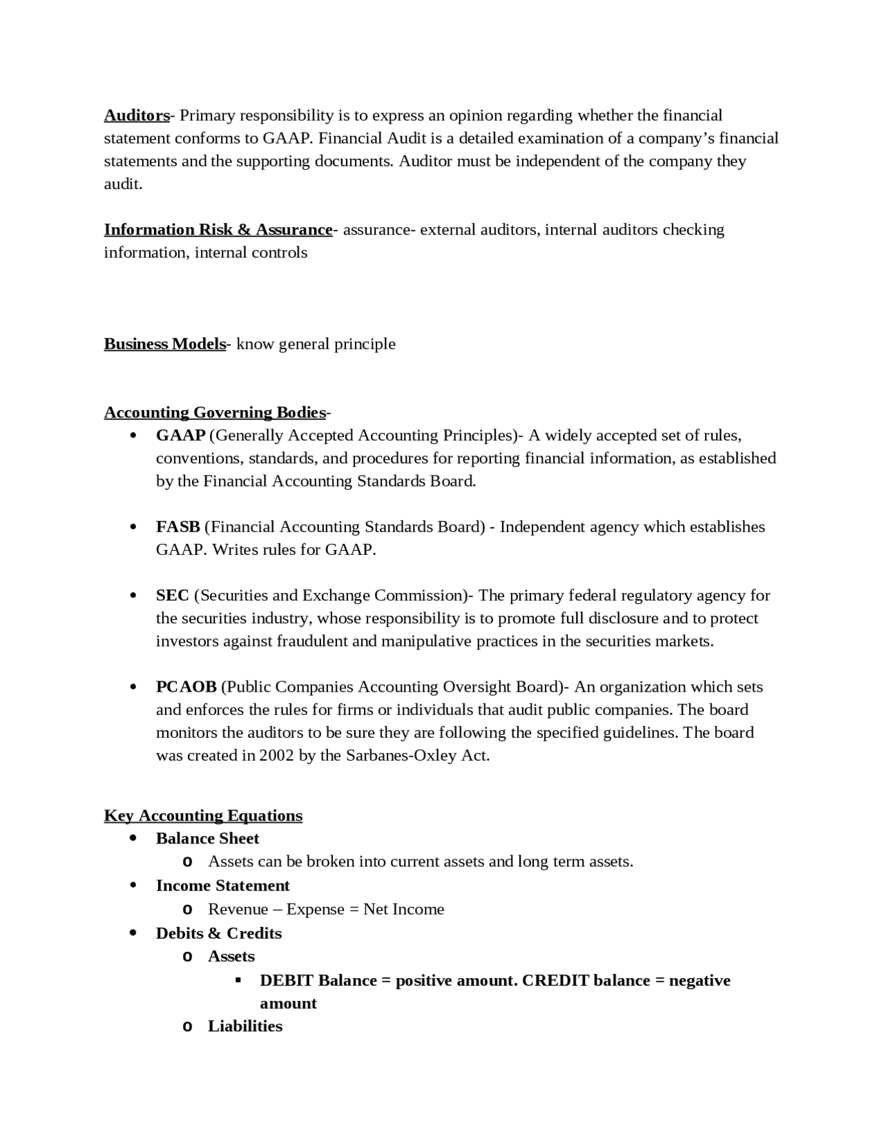 Information Risk And Assurance Introduction To Bus Analytics And Bi