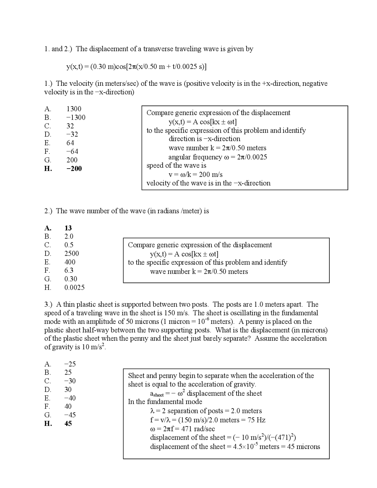 Solutions To Problems Foundations Of Physics I Phys 2306 Docsity
