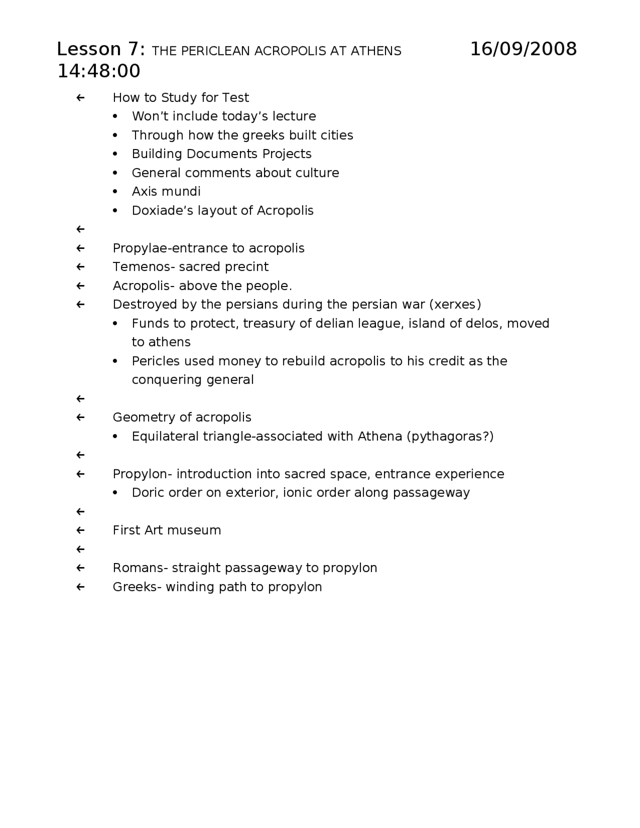 The Periclean Acropolis at Athens - History of Architecture - Lecture ...