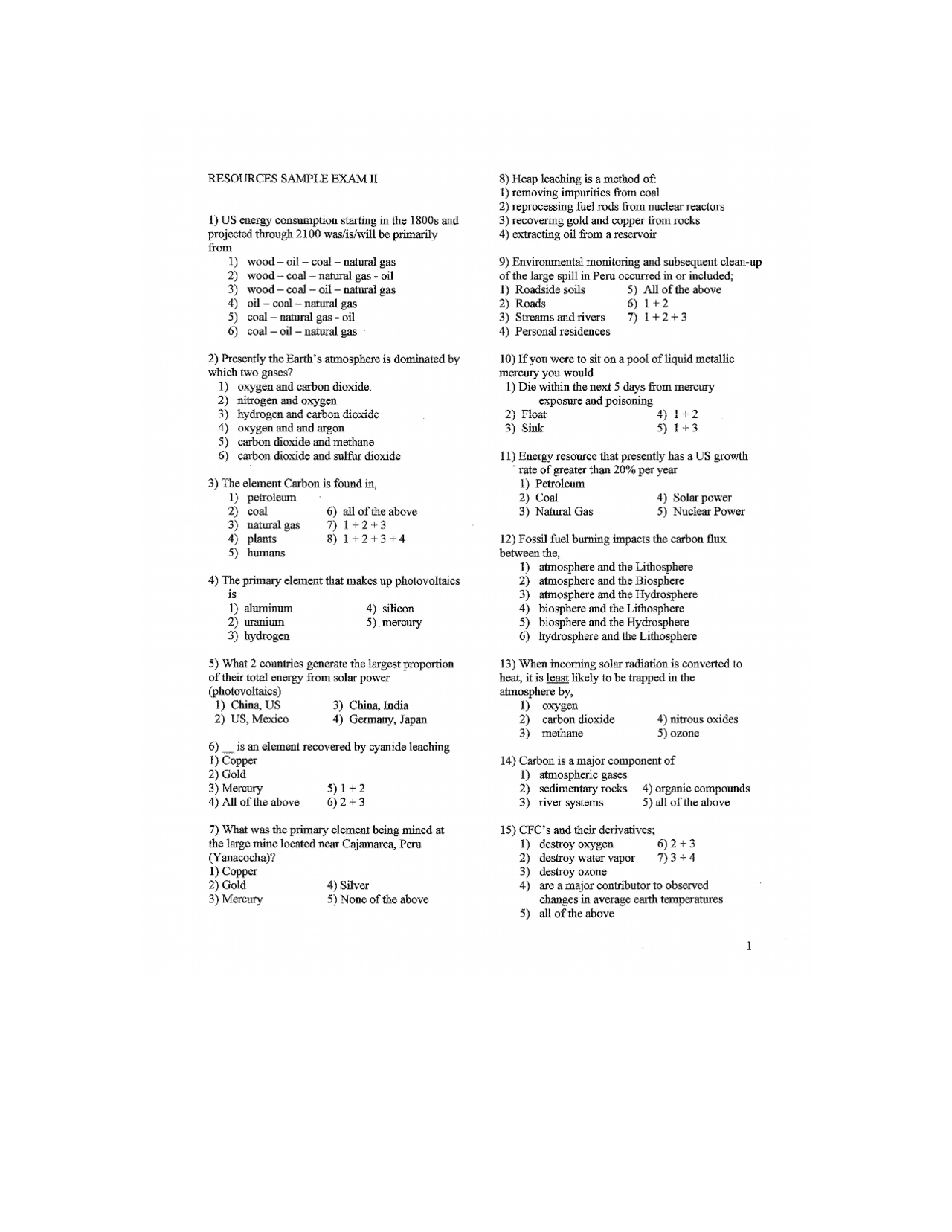 Resources Sample Exam for History of United State | HIST 1116 - Docsity