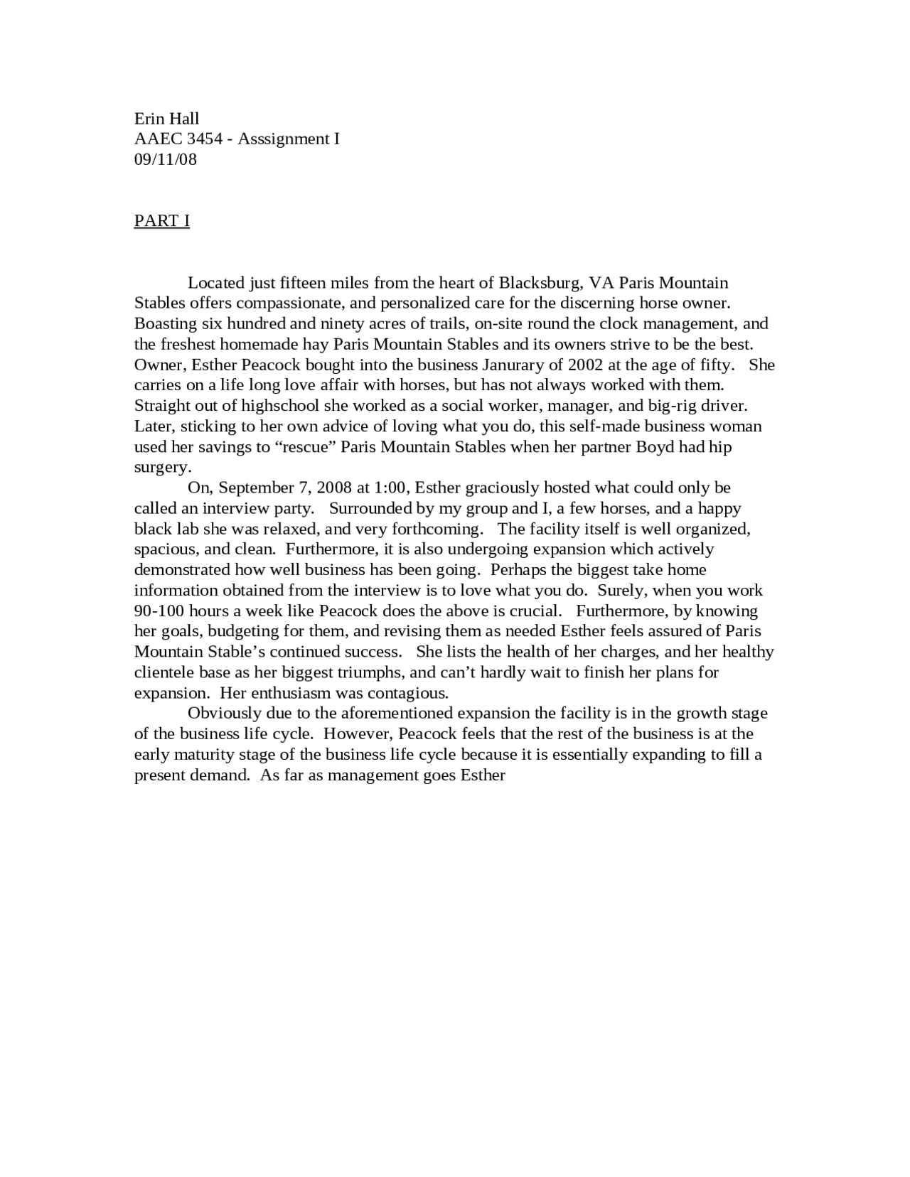 Small Business Management and Entrepreneurship - Assignment 1 | AAEC ...