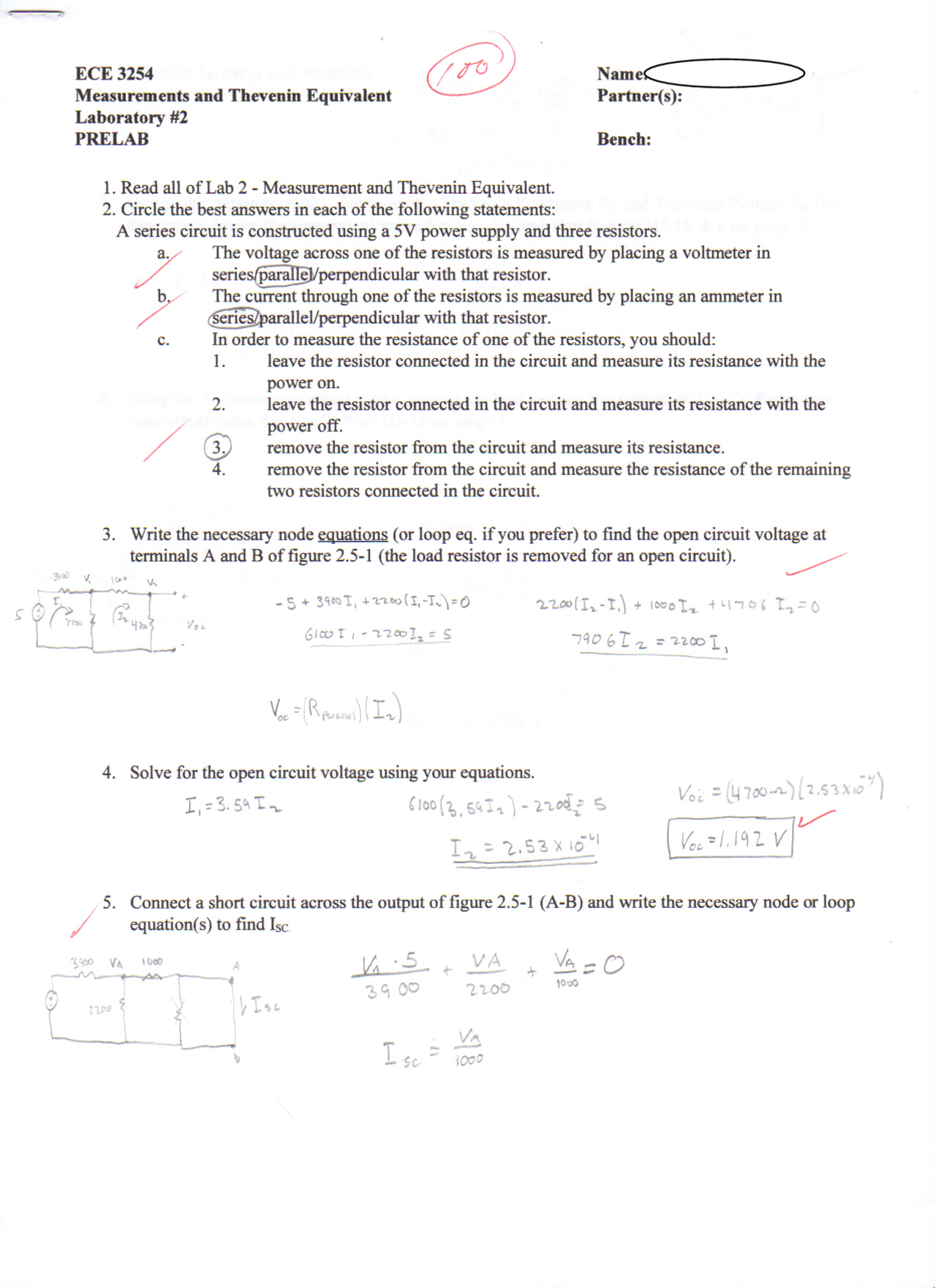 Pre Lab 2 Solved Questions Industrial Electronics Ece 3254 Lab