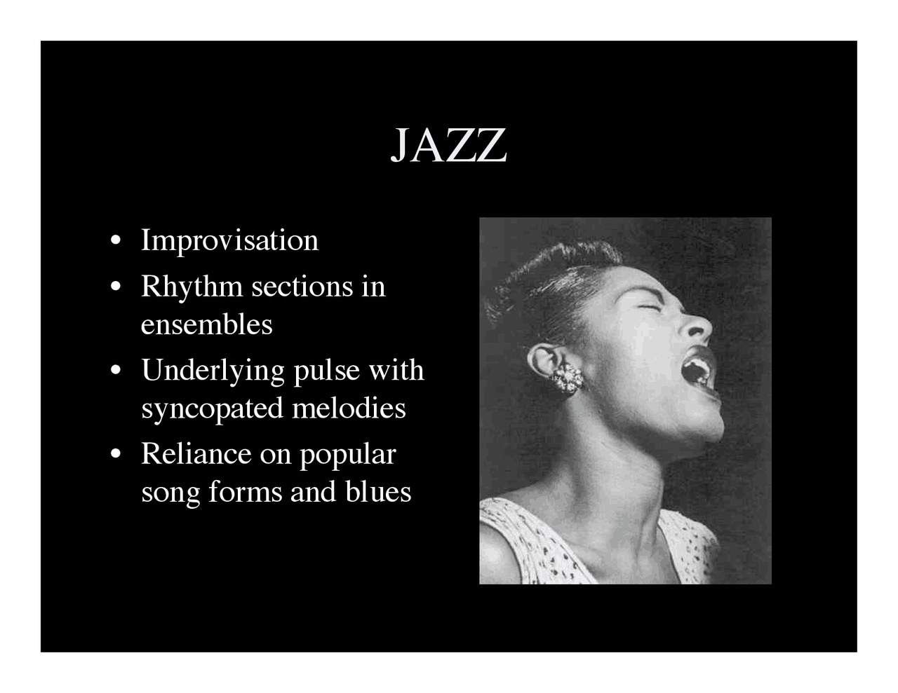 Powerpoint Slides on Jazz - Creativity and Aesthetic Expertise | FA ...