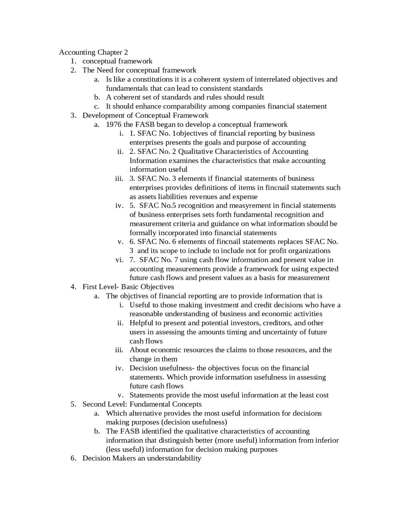 Conceptual Framework Intermediate Financial Accounting Acis 3115