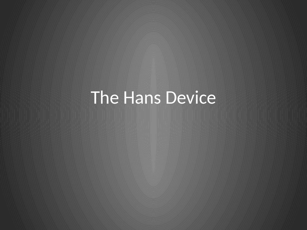 The Hans Device - Human Factor Engineering Survey | ISE 3614 - Docsity