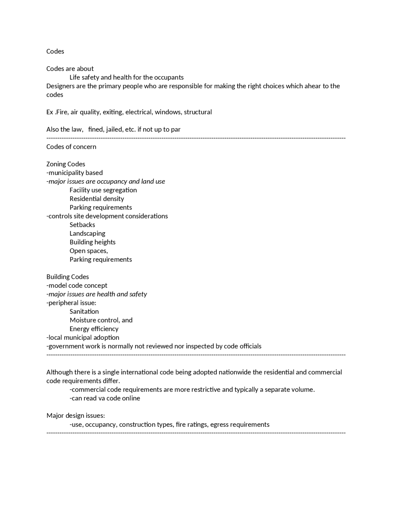 Codes PowerPoint - Introduction to Building Code I | BC 1214 - Docsity