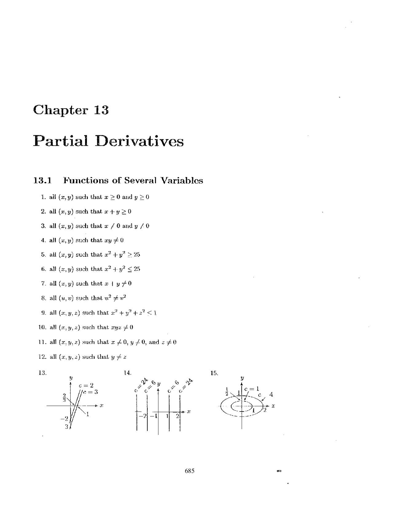 Partial Derivatives Lecture Notes Math 241 Docsity