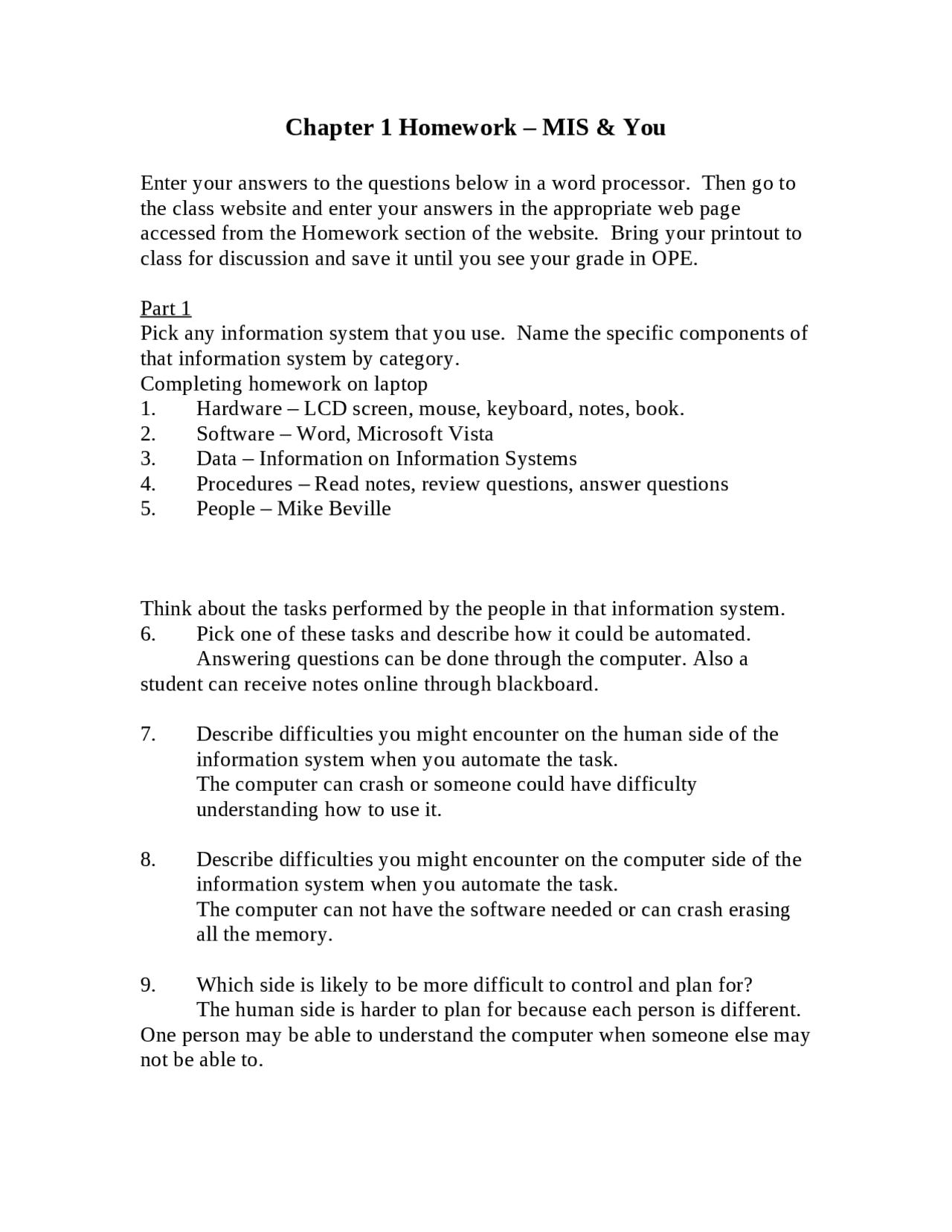 Introduction To Business Analytics Assignment 1 Questions Acis 1504