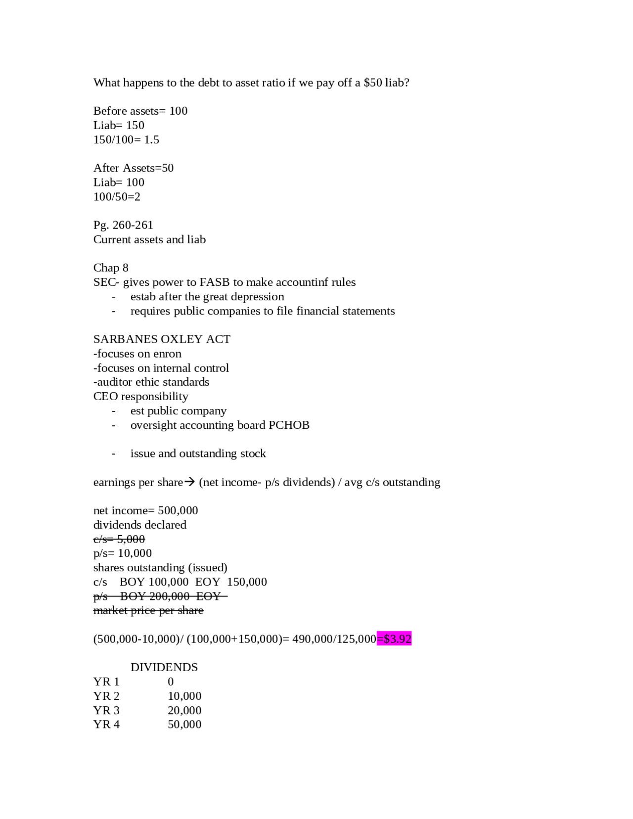 Current Assets And Liabilities Survey Of Accounting Acis 2004 Docsity