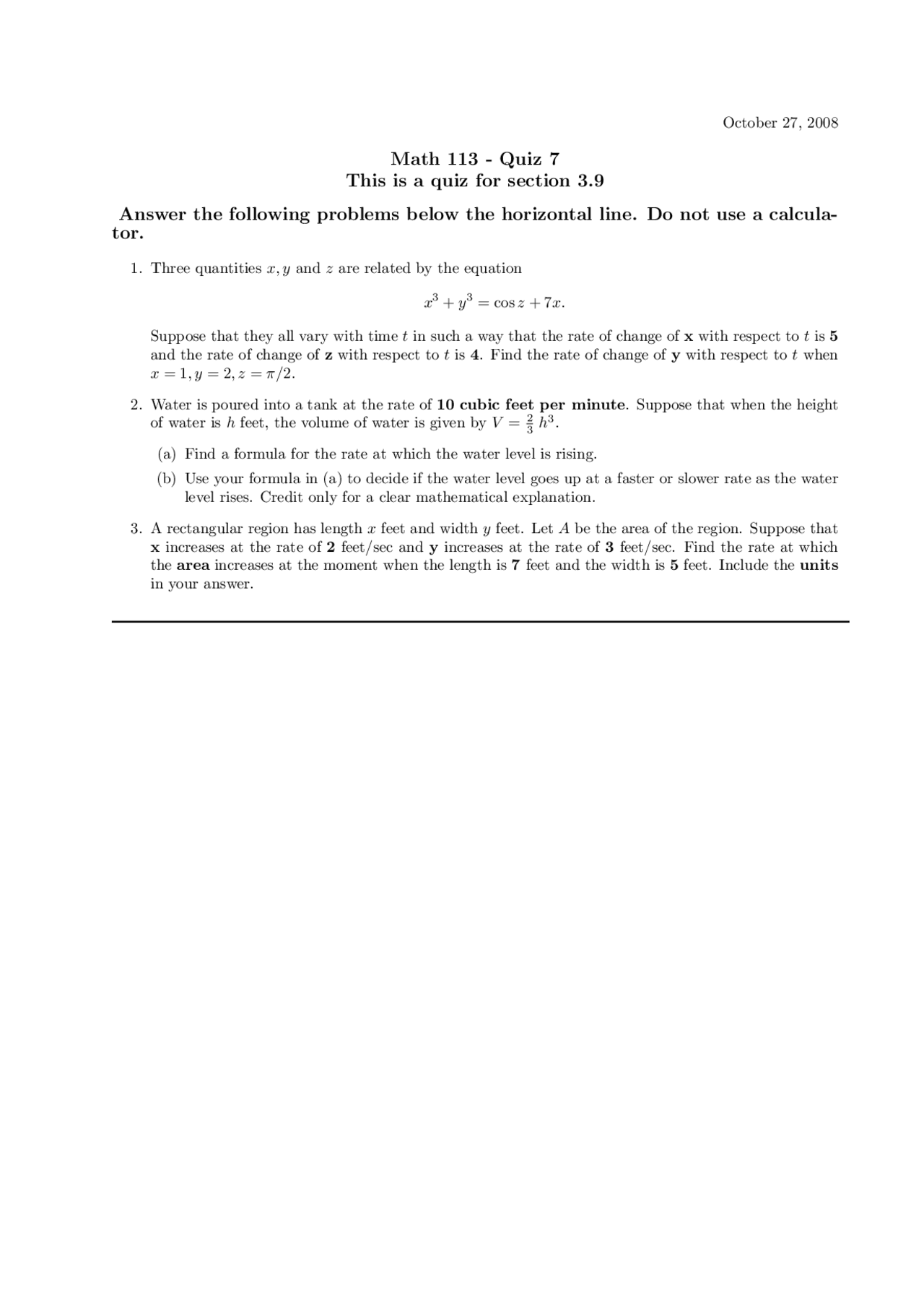 Practice Questions For Quiz 3 University Physics Iii Math 113 Docsity