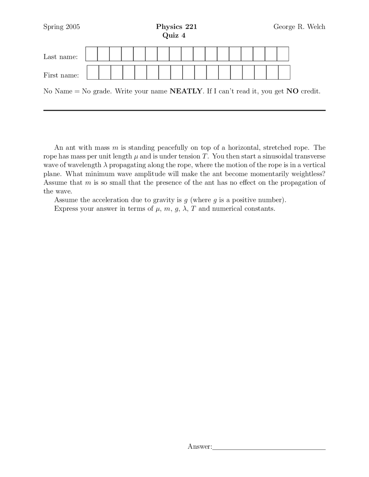 Quiz 4 Problems Optics And Thermal Physics Phys 221 Docsity