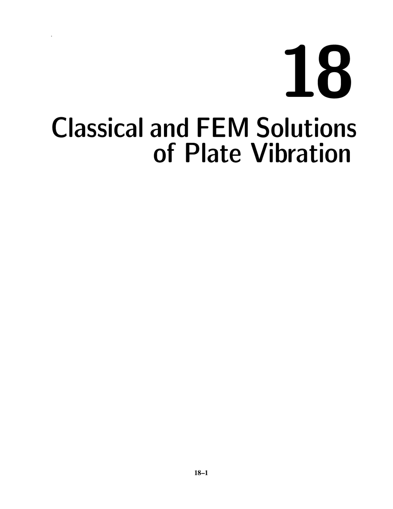 Classical And Fem Solutions Of Plate Vibration Lecture Notes Asen