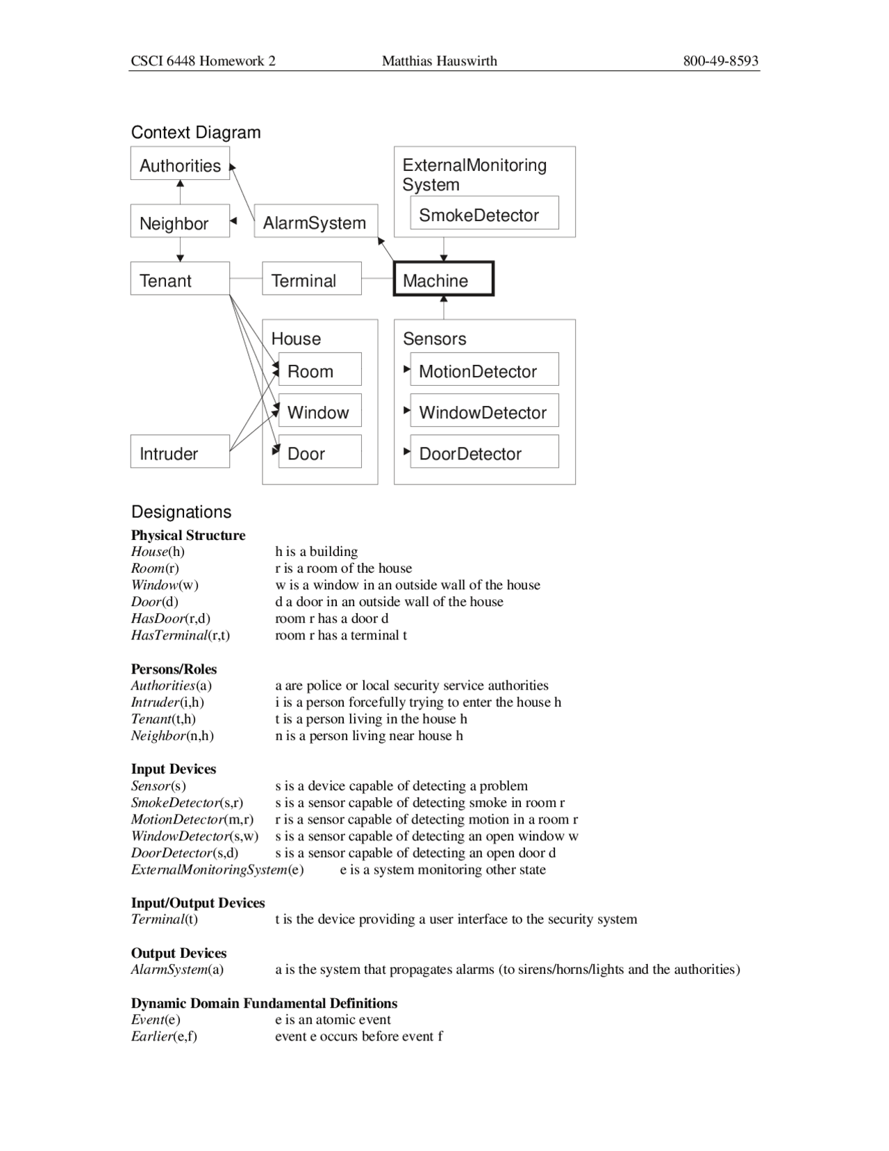 Homework Ii On Object Oriented Analysis And Design Csci 6448 Docsity