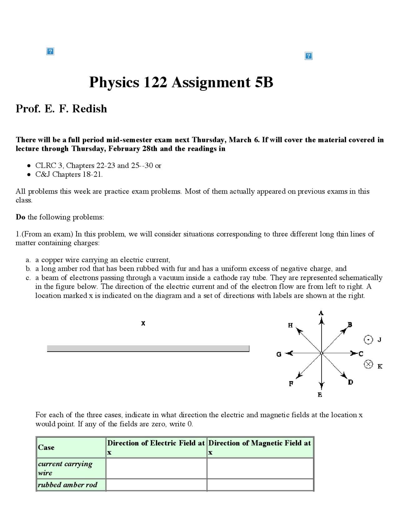 Assignment 5 Questions With Solutions General Physics Phys 4810