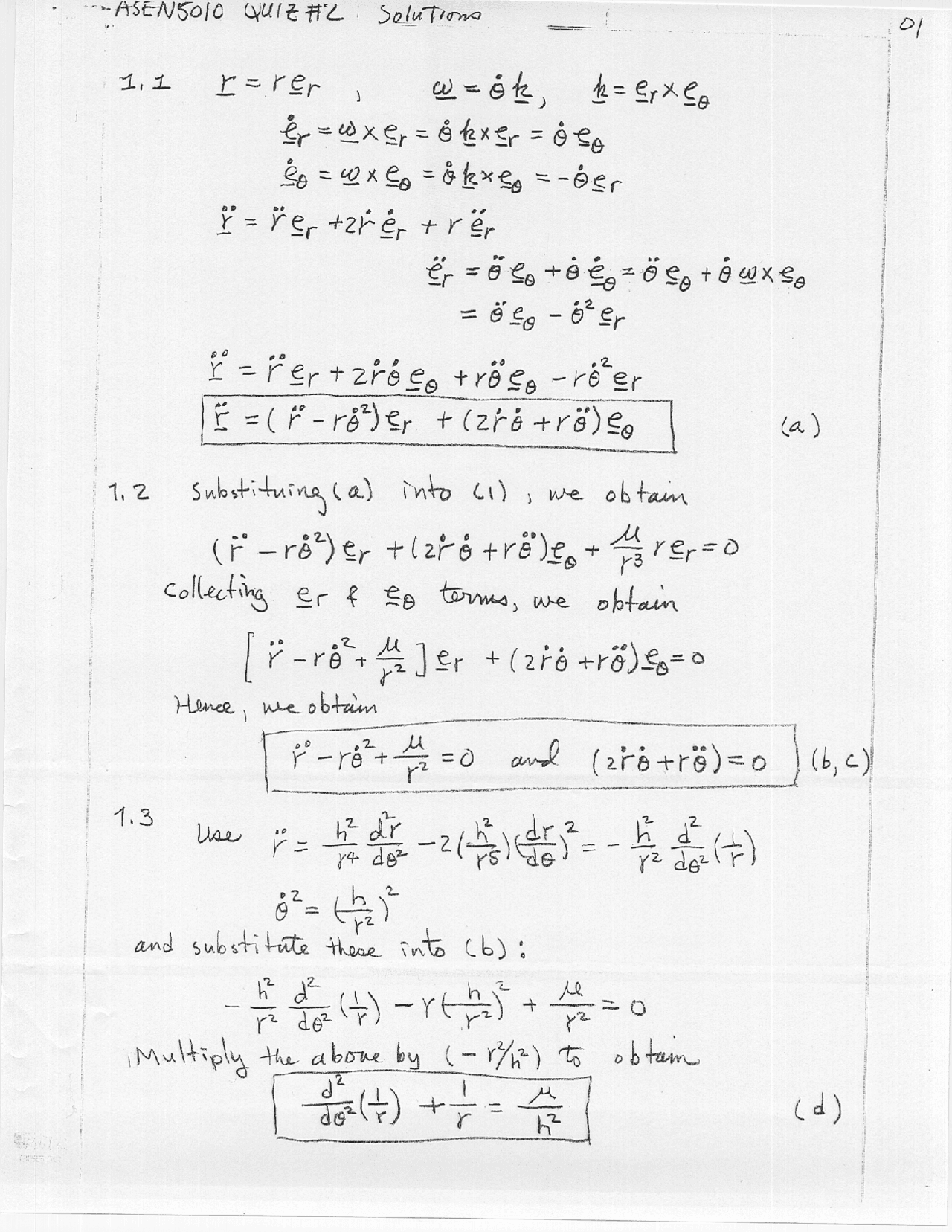 3 Solved Questions In Spacecraft Attitude Dynamics Exam 2 Asen 5010