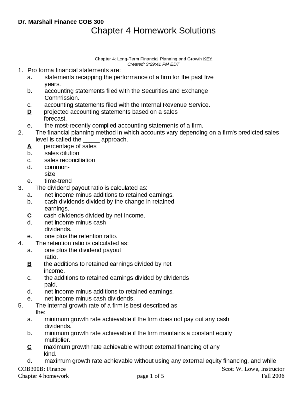 Chapter 4 Homework Solutions Integrated Function System Marketing