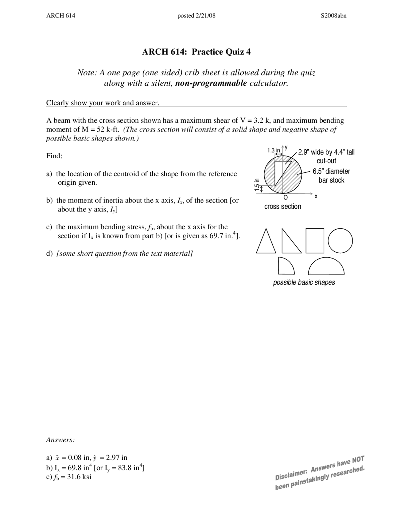 Topical Concepts Application Architecture Structures Quiz 4 Arch