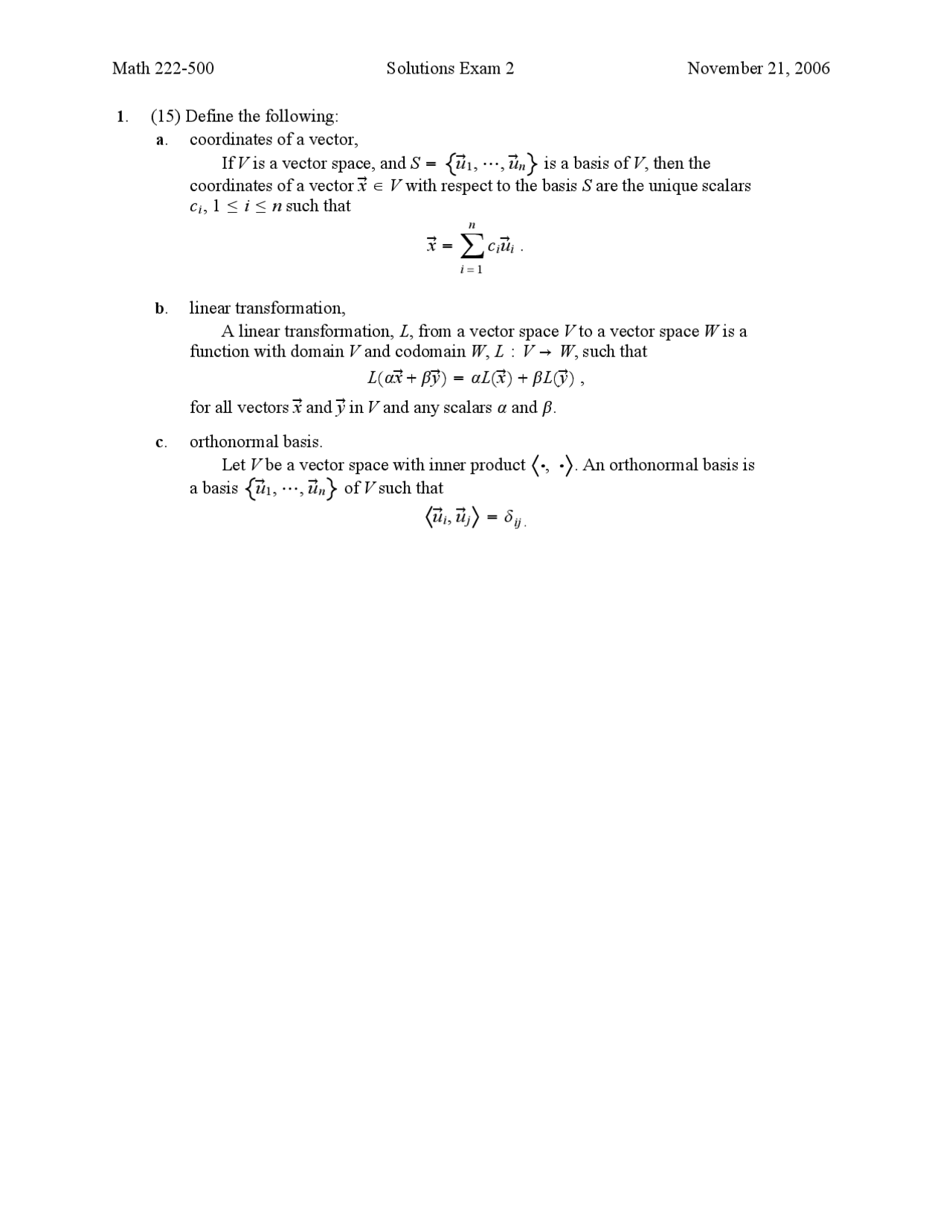 5 Questions With Solution Of Mathematics And Statistics Math 222