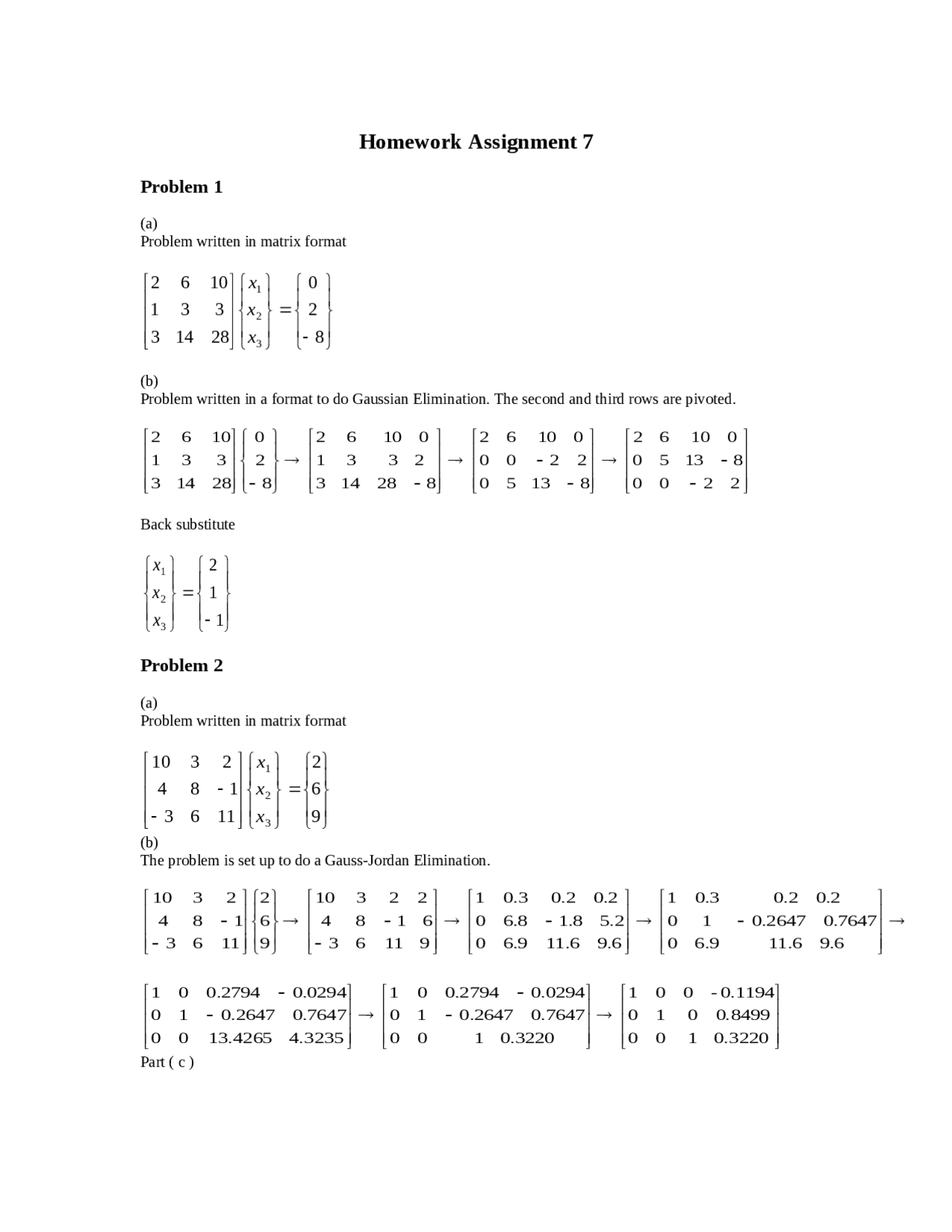 Solved Homework 7 - Computer Applications in Engineering and Construction | CVEN 302 ...