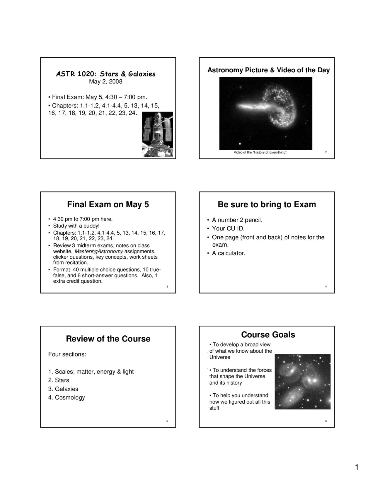 Slides on Star and Galaxies - Introductory Astronomy 2 | ASTR 1020 ...