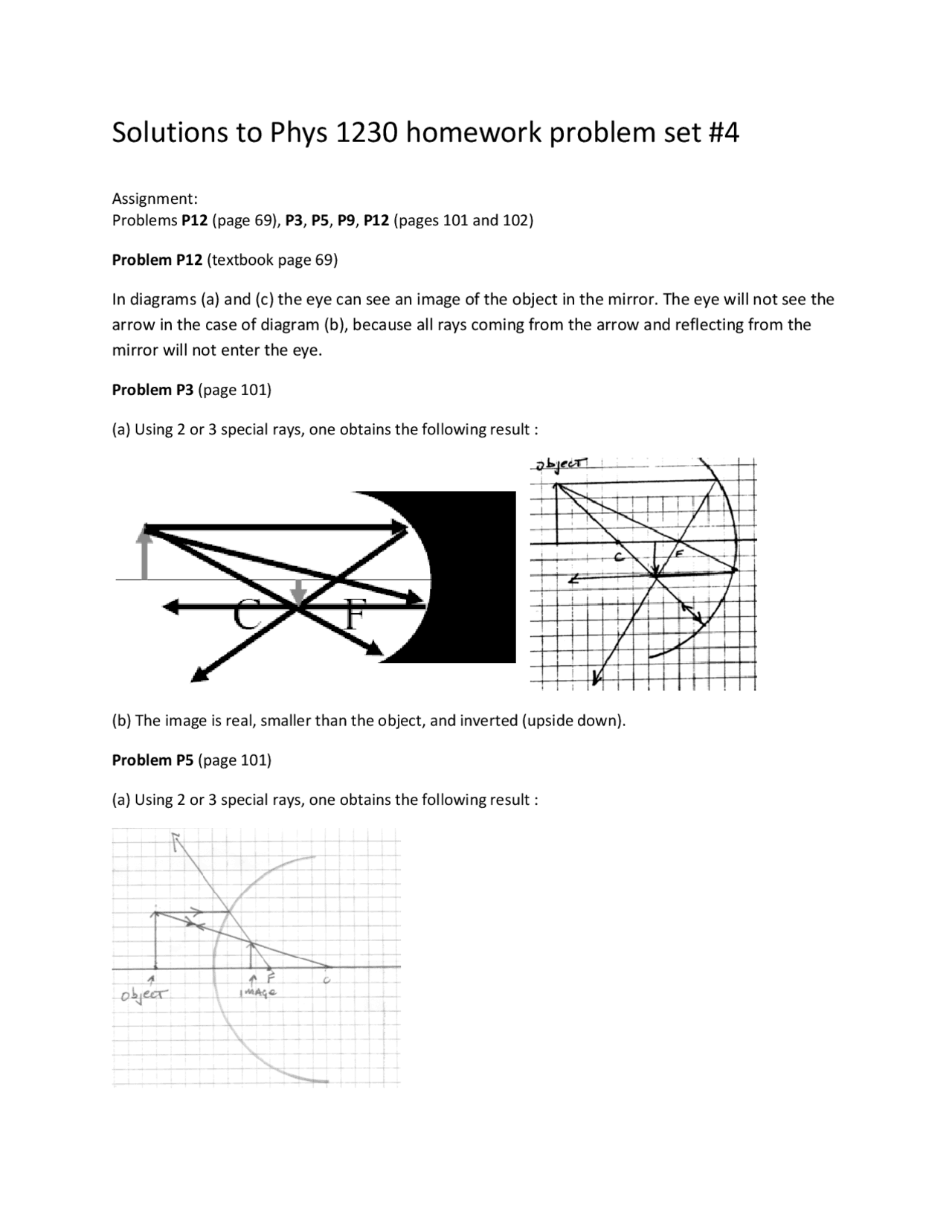 Homework Problem Set 4 Solutions Light And Color For Nonscientists