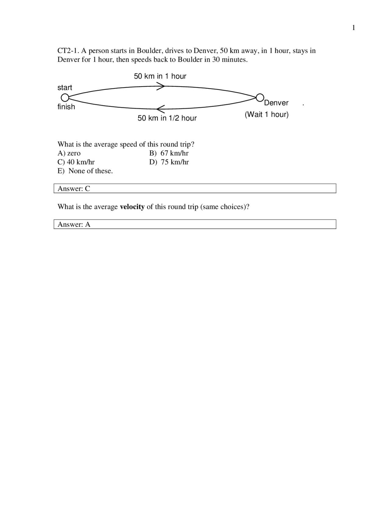 Exam with Solution Key - General Physics I | PHYS 1110 - Docsity