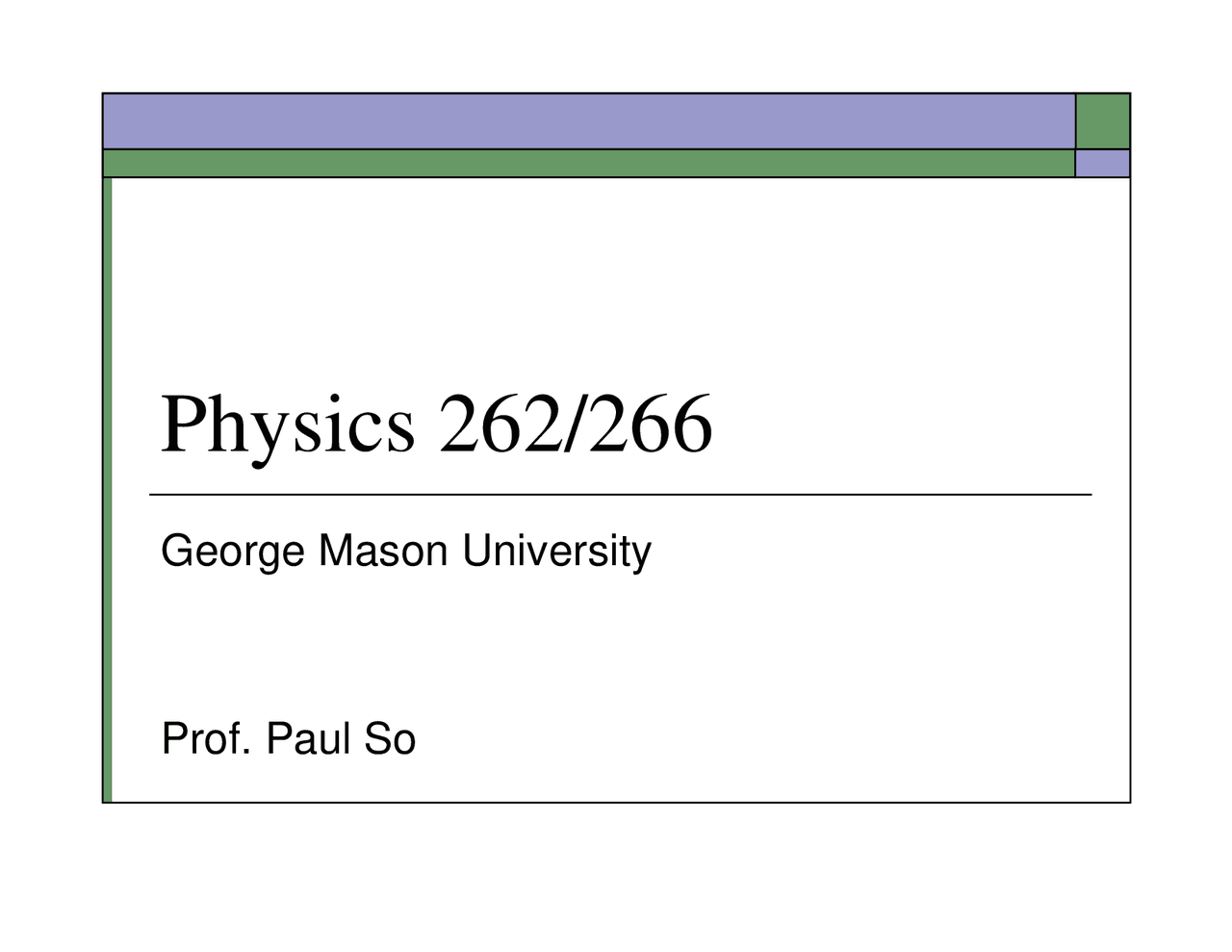 The First Law Of Thermodynamics Recitation Slides Phys 262 Docsity
