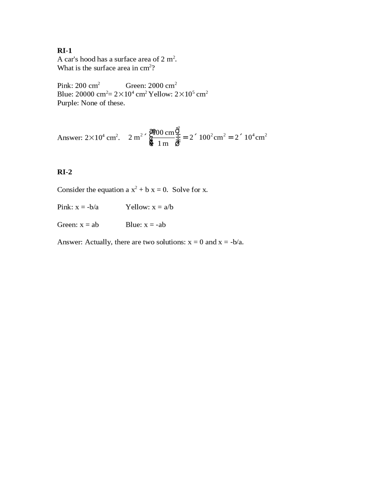 Review Sheet For Exam General Physics 1 Phys 1110 Docsity