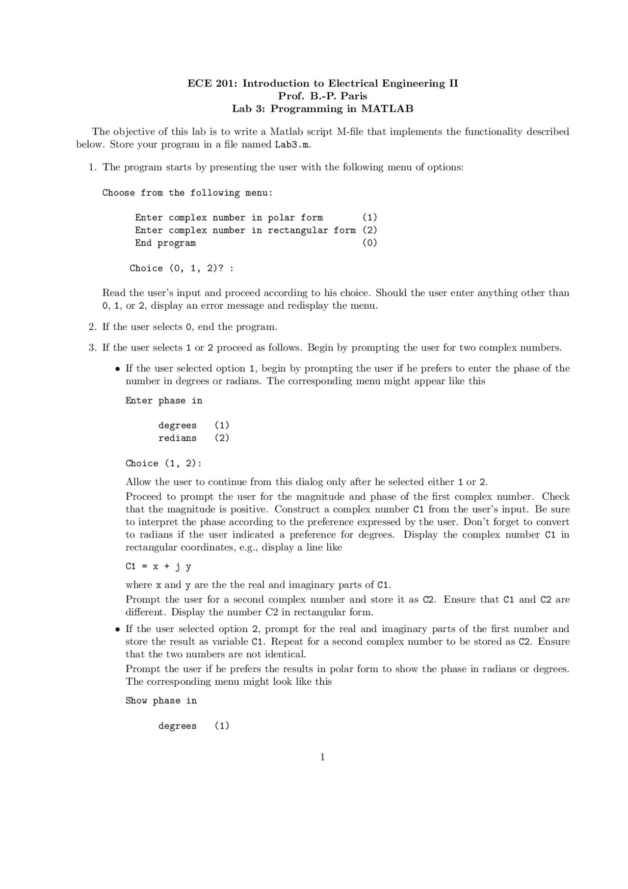7 Solved Problems On Electrical Engineering Ll Experiment Ece 201