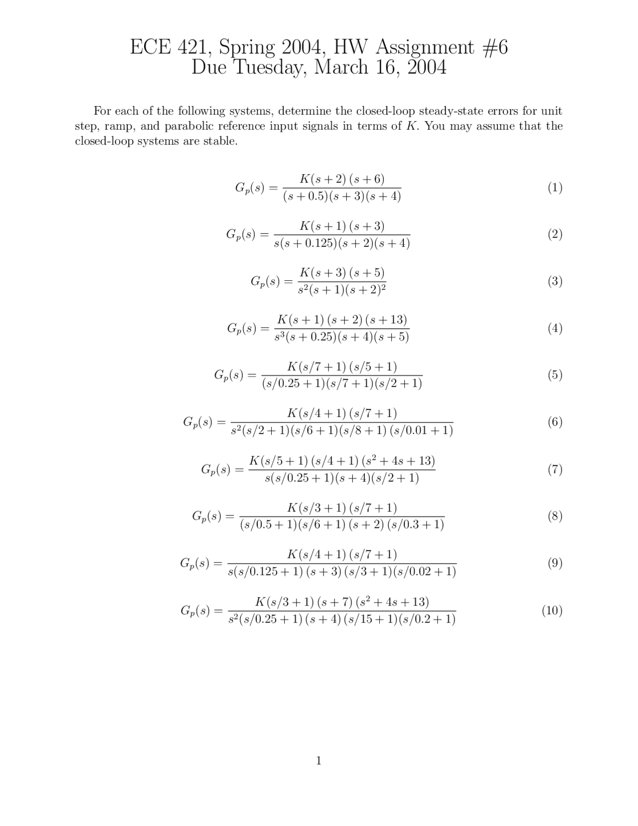 Assignment 6 Solved Questions Classical System And Control Theory