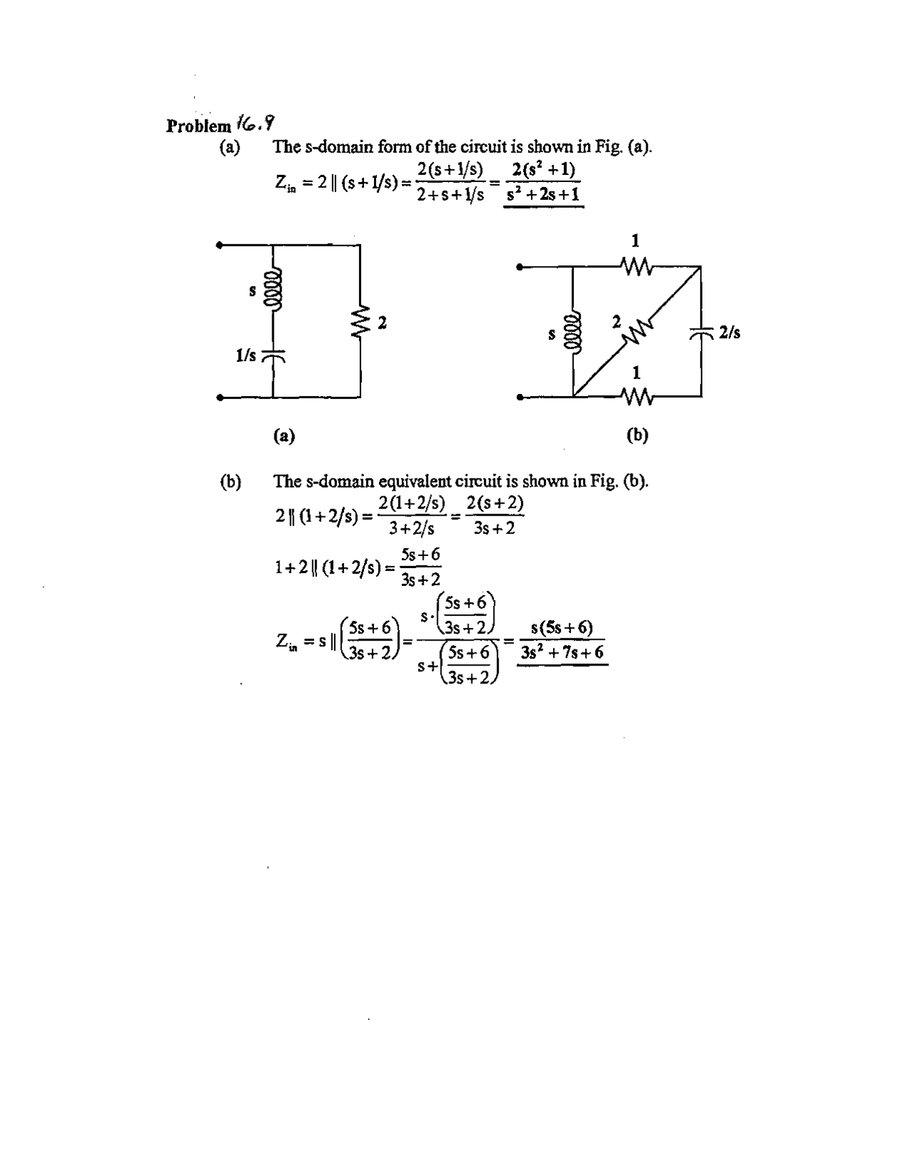 Practice Problems With Solutions For Exam Electric Circuit Analysis