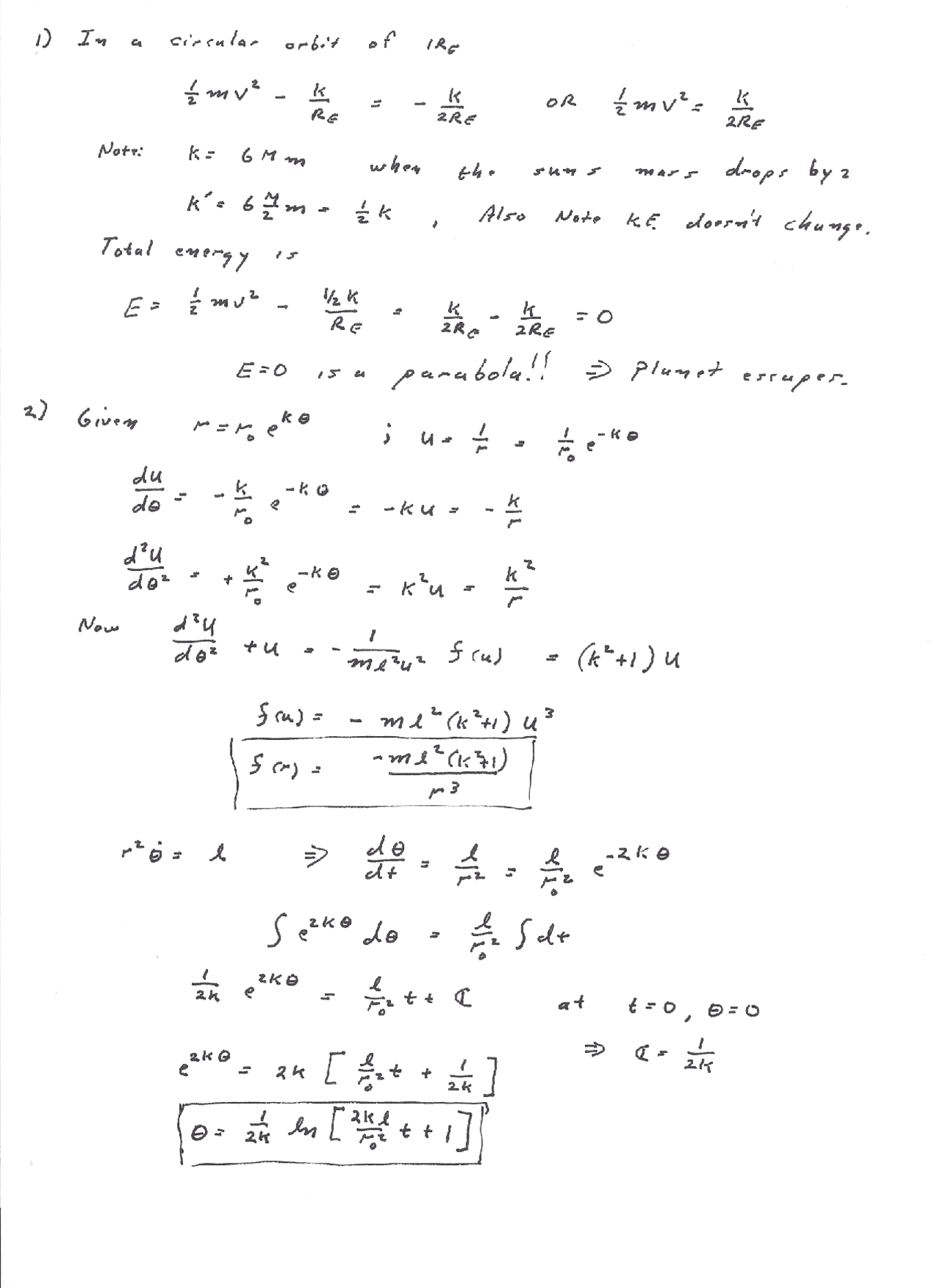 Assignment 6 Solutions - Mechanics I | PHY 220.00 - Docsity