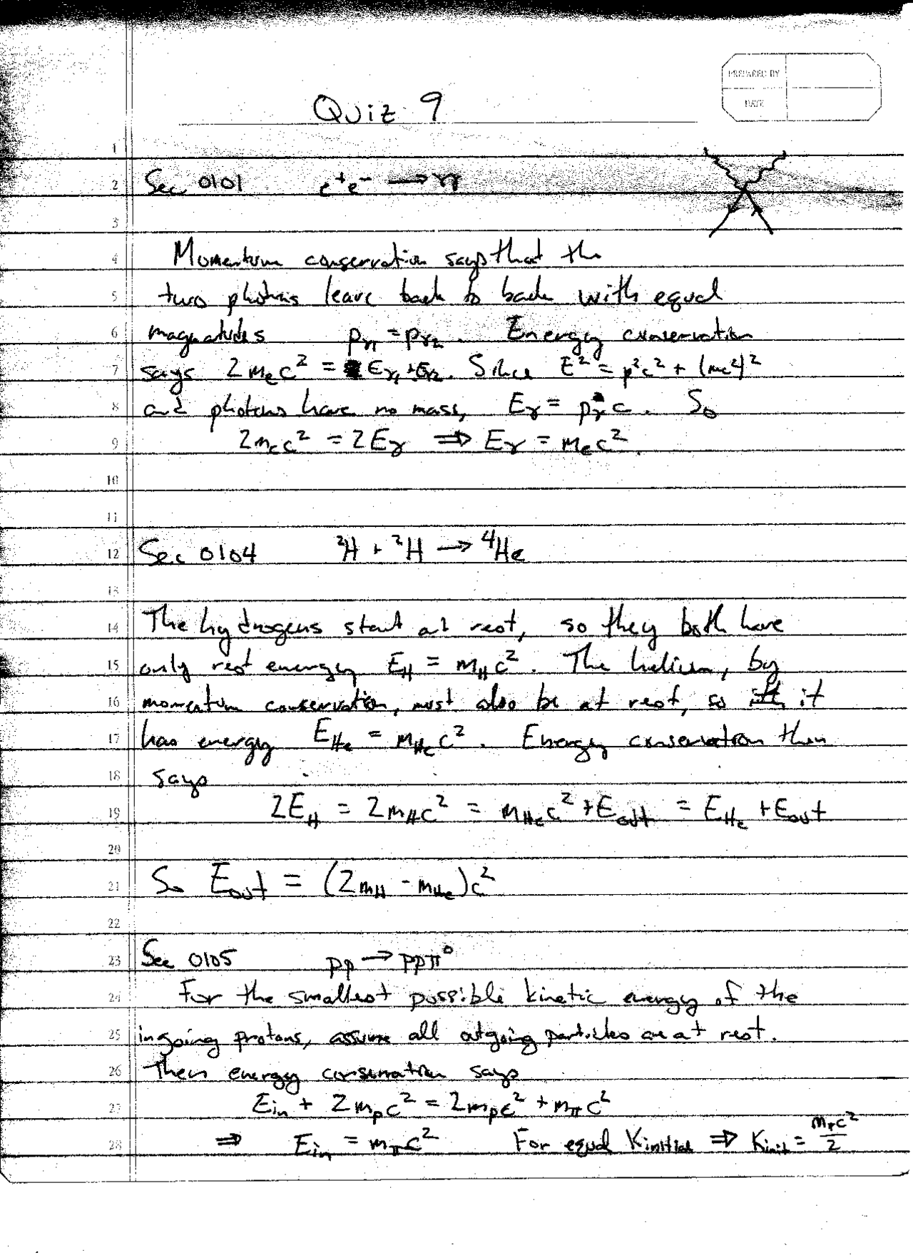 Quiz 9 General Physics Iii Waves Optics And Modern Physics Phys