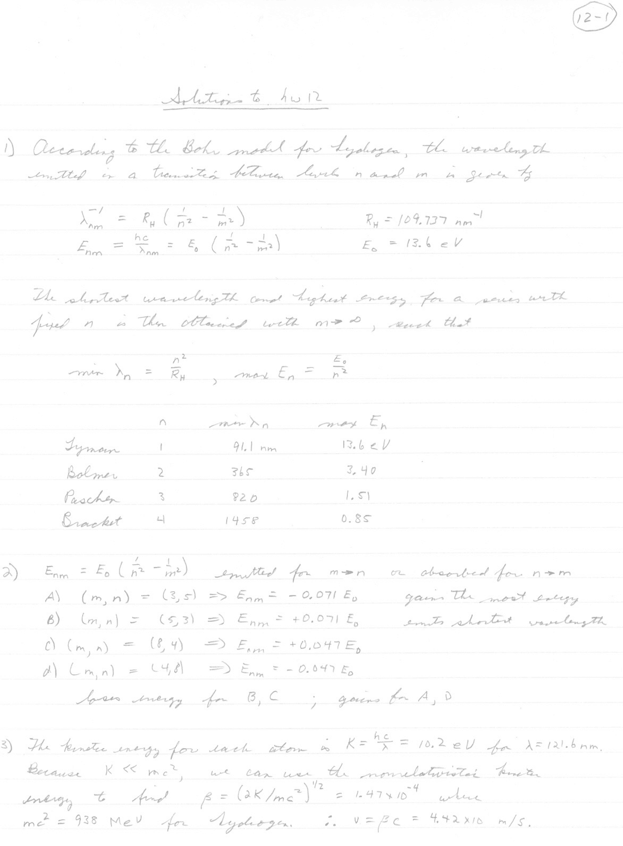 Assignment 12 General Physics Iii Waves Optics And Modern Physics