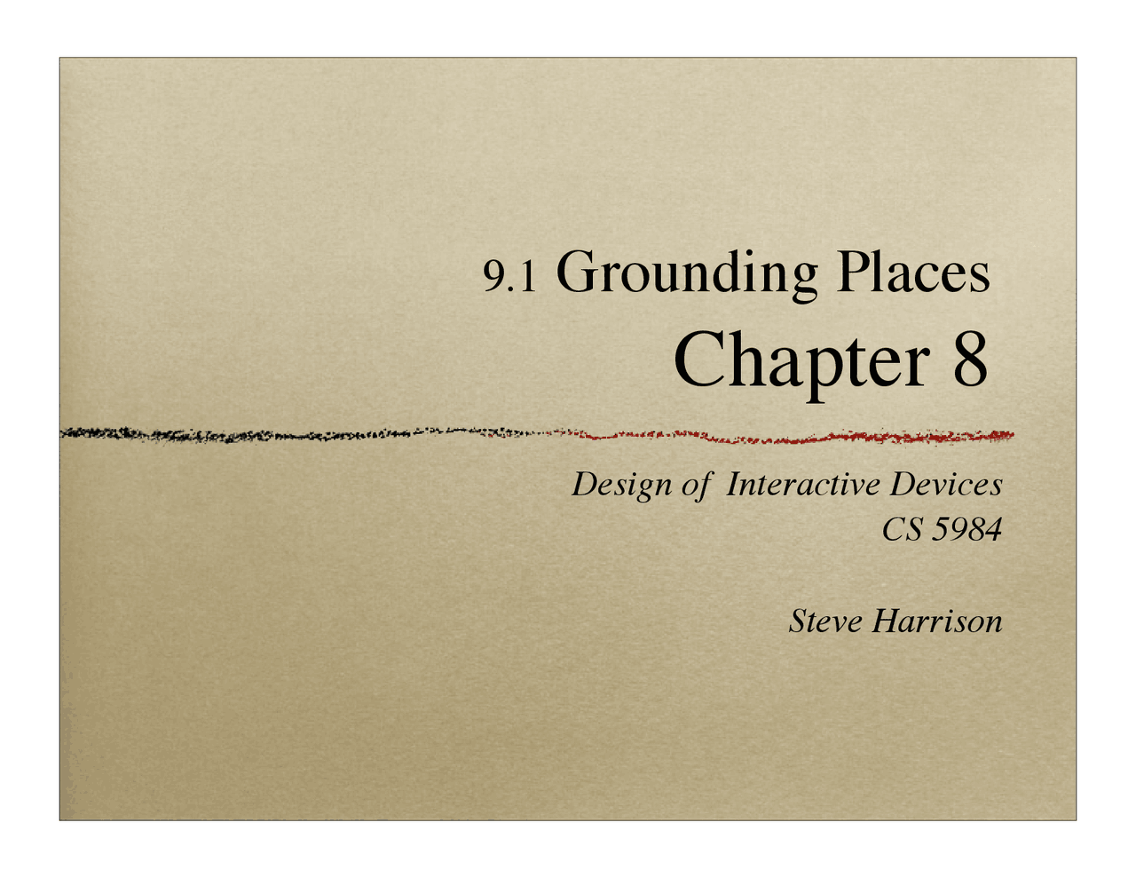 Grounding Places Lecture Slides Cs 5984 Docsity