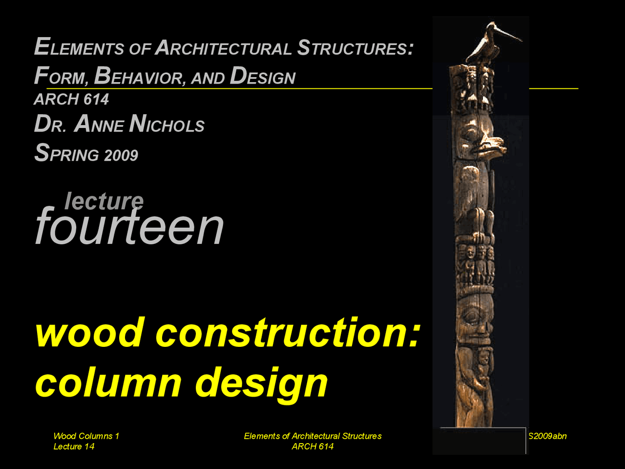 Elements Of Architectural Structures Form Behavior And Design Arch